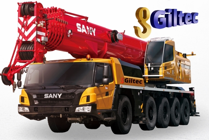 Na Giltec tem o Guindaste Sany Sac 2200s